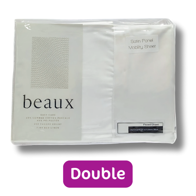 Satin Fitted Sheet - Double - Parkinson's Western Australia
